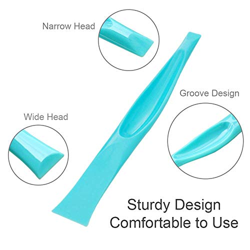 Cleaning Scraper Tool Kitchen Plastic Scraper Multipurpose Stiff Grill Scraper Scratch Free Cleaning Tool Can Opener Sticker Scraper Label Remover Gum Scraper Bottle Opener β 3 PCS