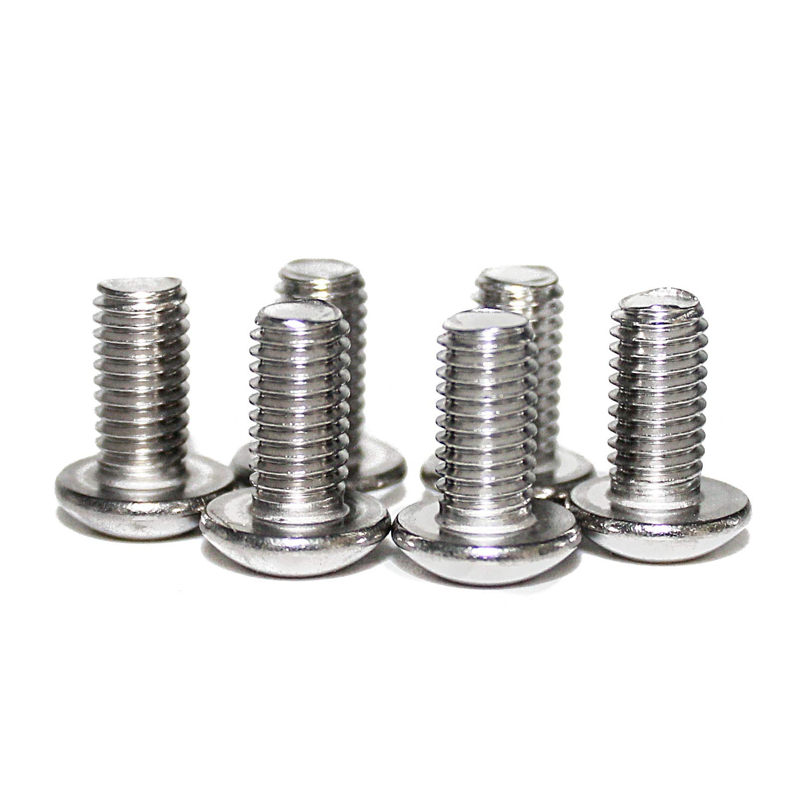 M6-1.0 x 12 mm Button Head Socket Cap Screws, ISO7380, 18-8 Stainless Steel, Allen Hex Drive by Fullerkreg, Quantity 50, Come in a Plastic Case