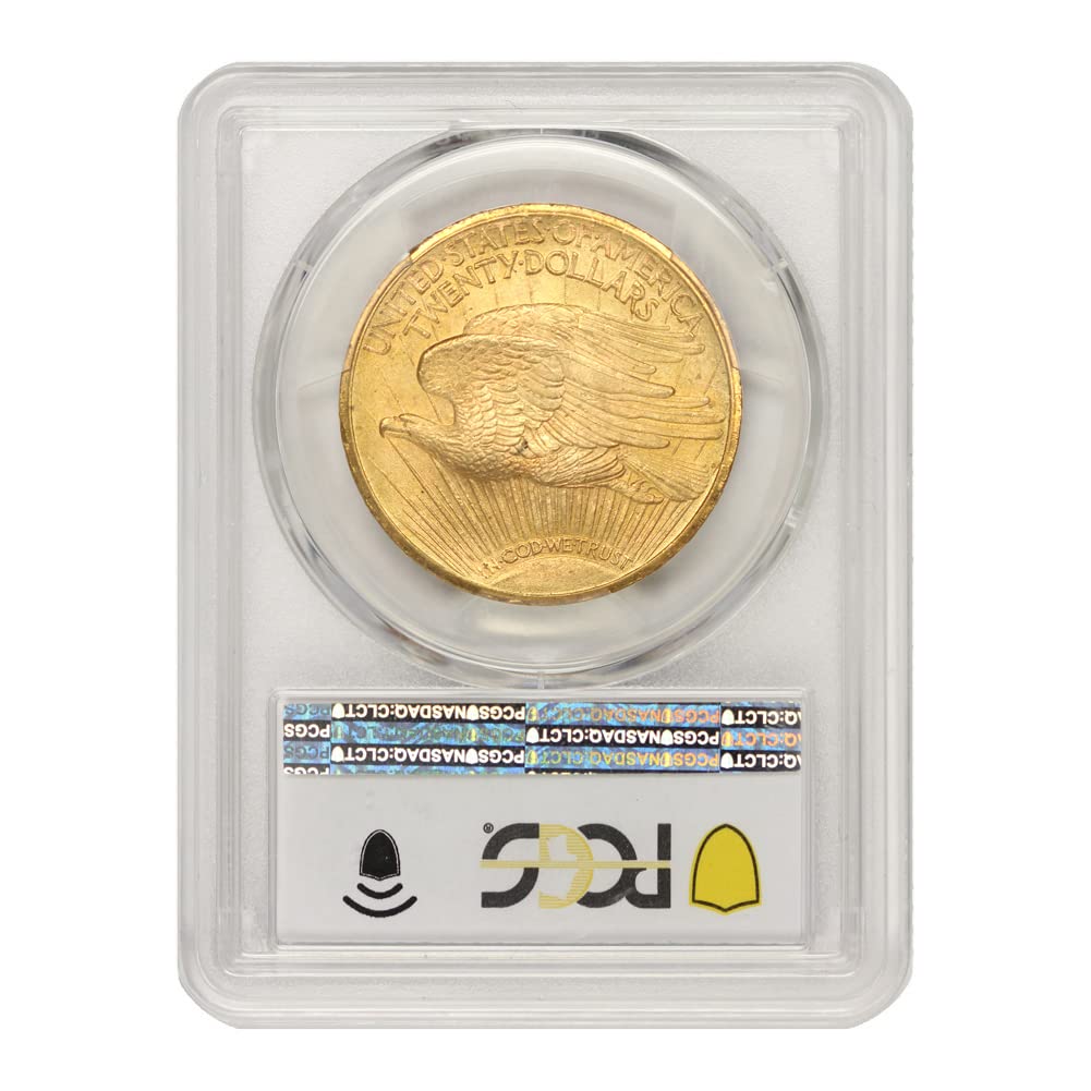 1924 D American Gold Saint Gaudens Double Eagle MS-65 by Mint State Gold $20 PCGS MS65