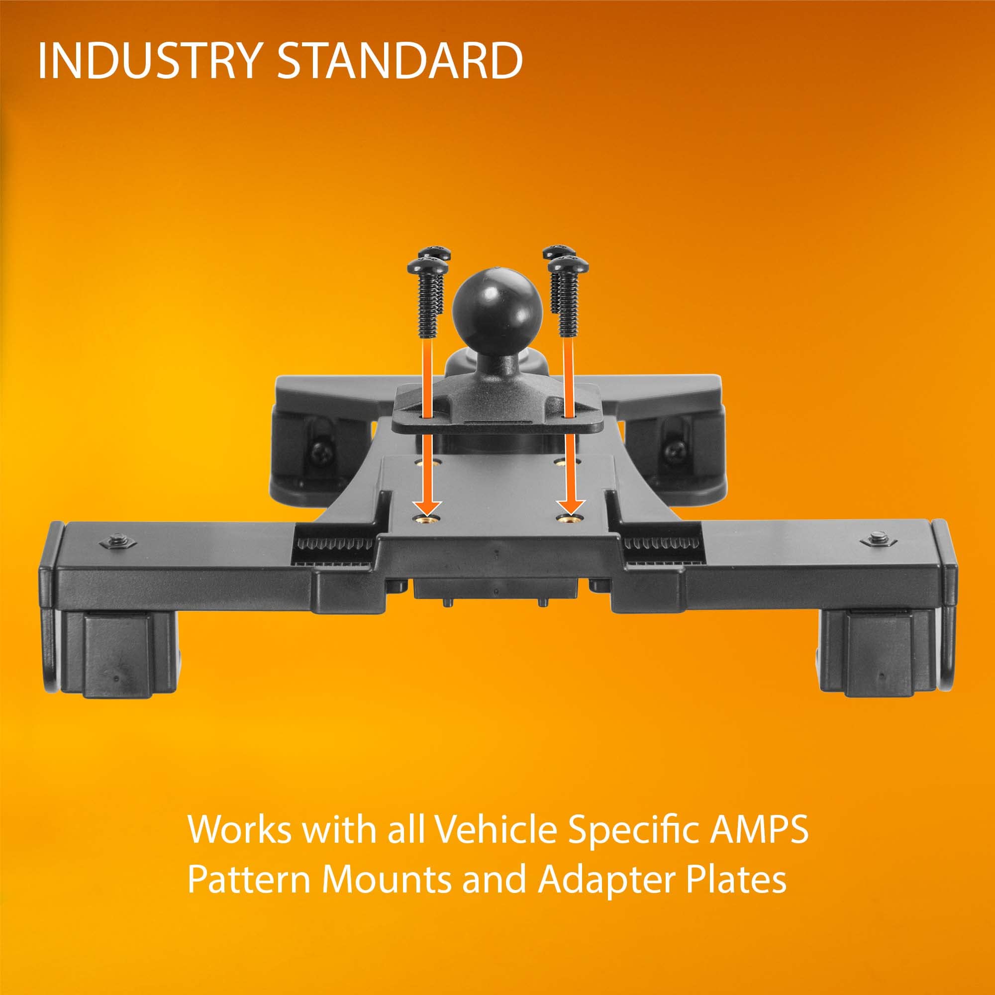 iBOLT TabDock Dock'n Lock Bizmount- Heavy Duty Industrial Composite Locking Drill Base Mount for All 7" - 10" Tablets- for Trucks/Vehicles/Wall Mount: Great for ELD, Fleets, and Restaurants