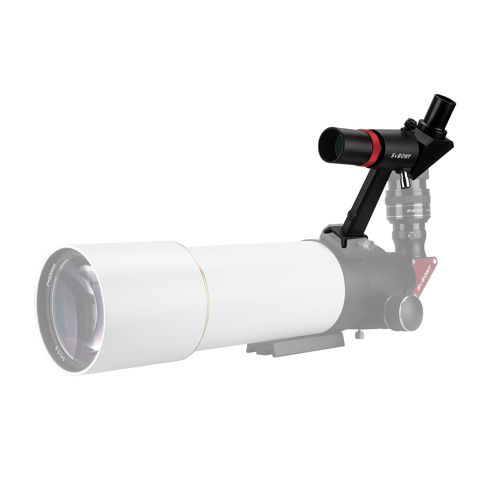 SVBONY SV182 Finderscope, Right-Angle Correct-Image Optical Finder, 6x30 Finder Scope for Astronomy Telescope, with Crosshair and Bracket