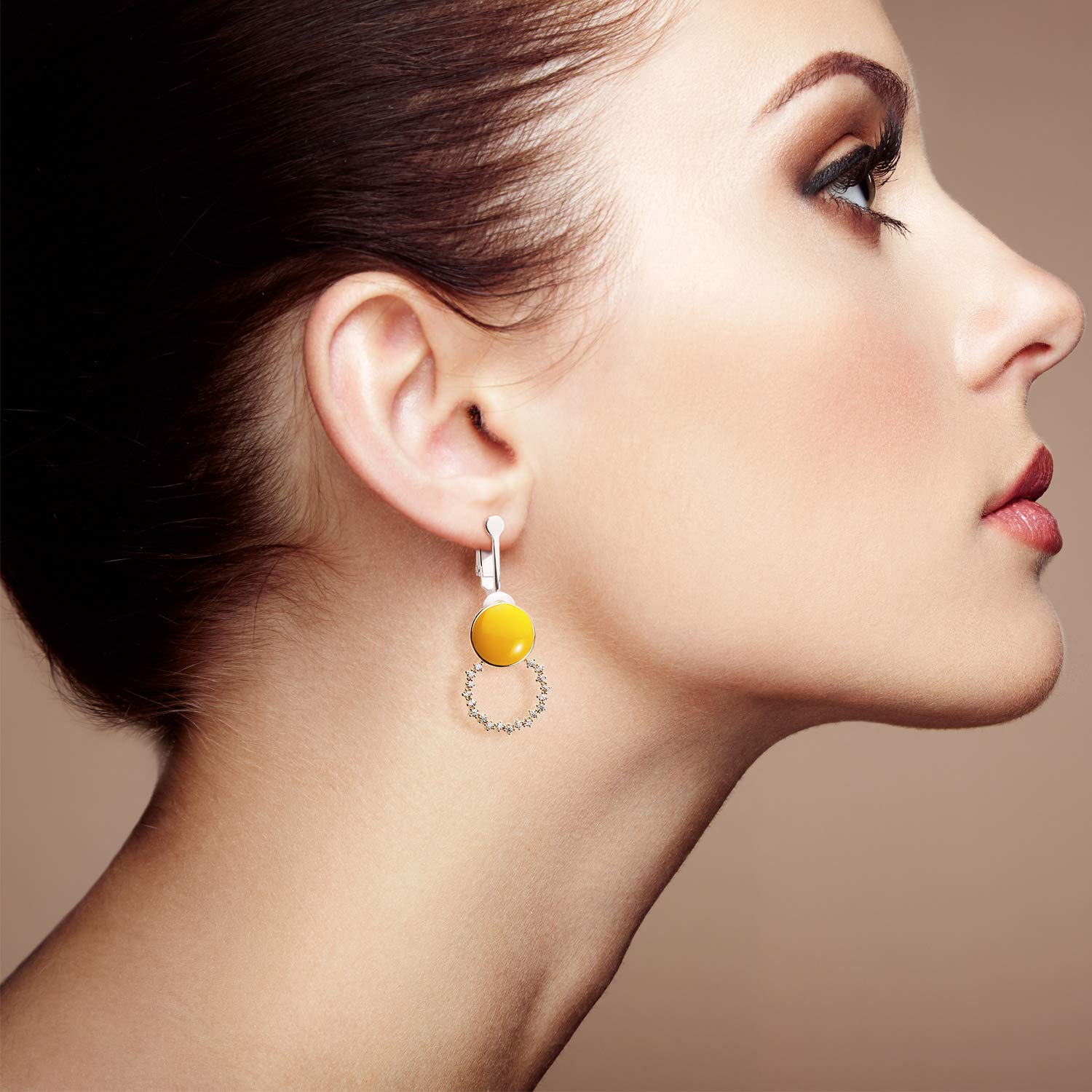 18 Pieces Clip-on Earrings Converter Components with Post for Non-Pierced Ears 3 Colors and Comfort Earring Pads