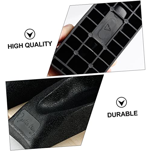 4pcs Oyster Seat Seafood Tools Seafood Tray Pallet Shellfish Shucking Clamp Clam Shucking Board Shellfish Shuckin Clamp PVC Kicthenware Oyster Trays PVC Oyster Holder Clams Suite/1697