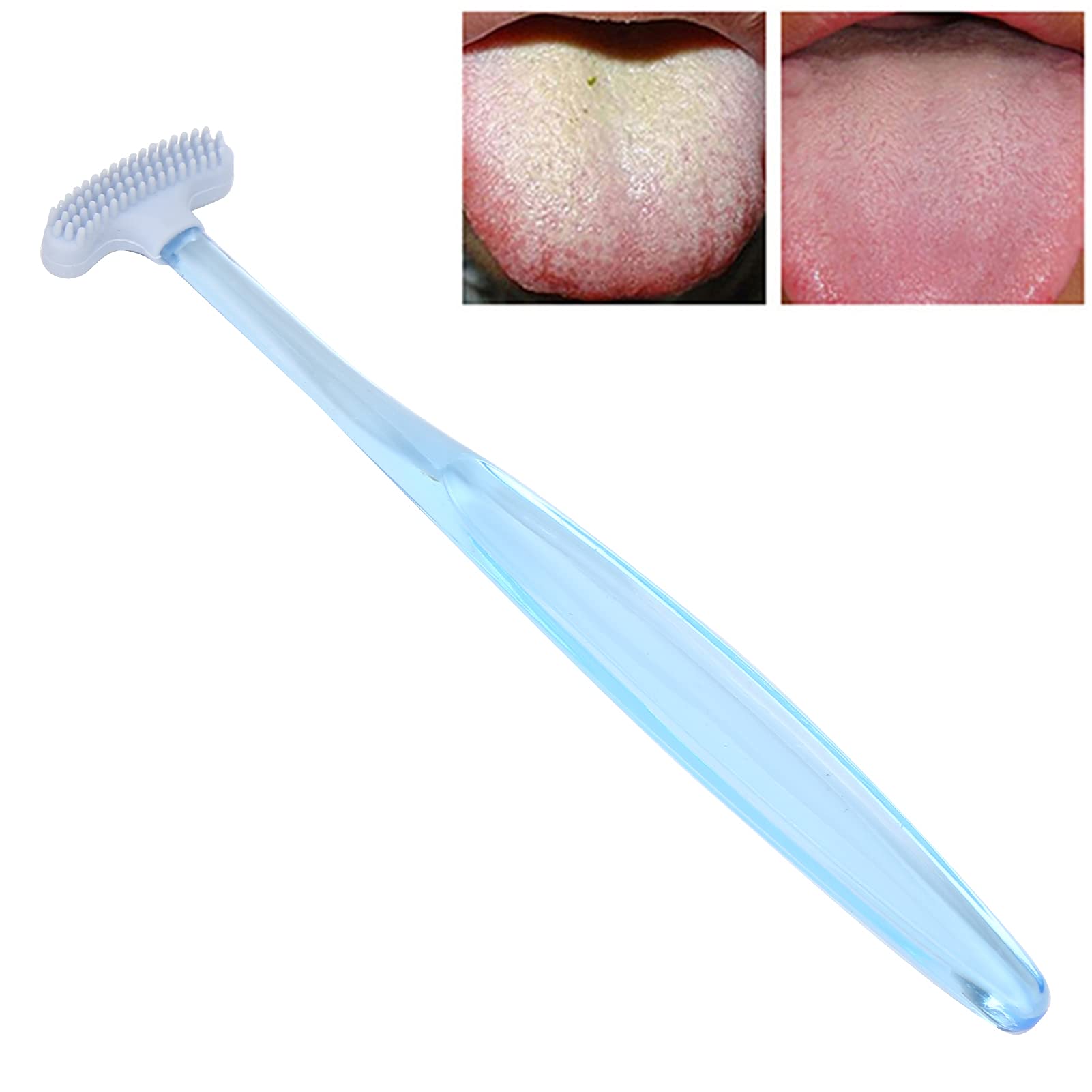 Tongue Scraper, Plastic Tongue Cleaner Brushes Fresh Breath Restored Taste, Travel Oral Tongue For Brushes For Bad Breath Removal