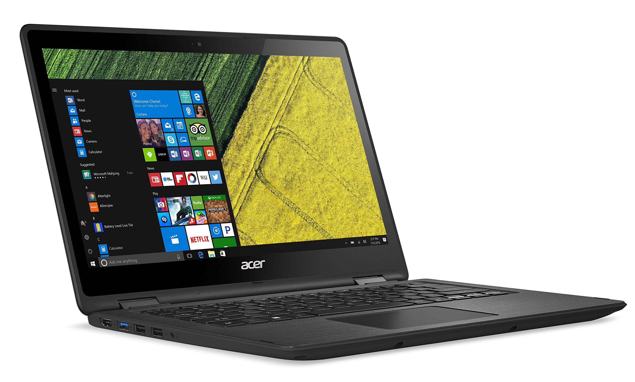 Acer Spin 3 SP315-51 (R5-571T) Touchscreen 2-1 Laptop Intel Core i7 up to 3.1GH 12GB 1TB 15.6in Full HD LED Cam HDMI (Renewed)