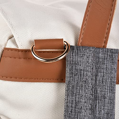Ramhorn Diaper Bag Backpack Multifunctional Travel Back Pack Maternity Baby Changing Bags Large Capacity For Baby Care Gray