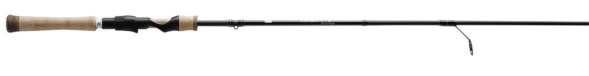 13 FISHING - Defy Silver - 6'6" UL Spinning Rod - DEFSS66UL, Black