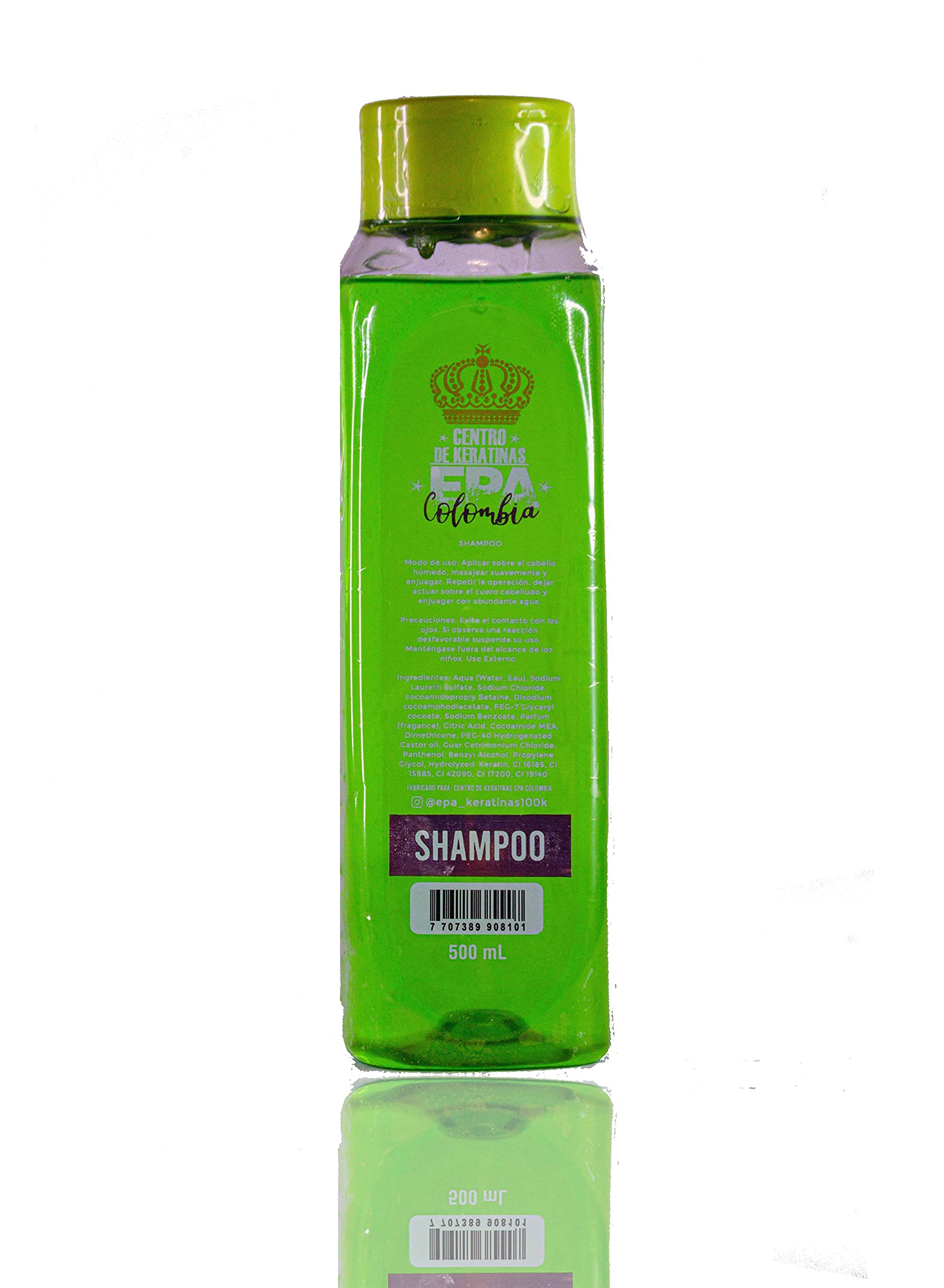 EPA COLOMBIA Keratin Minicombo Set - Shampoo, Conditioner, Brush, 200ML Treatment, Thermal Protector Spray for All Hair Types