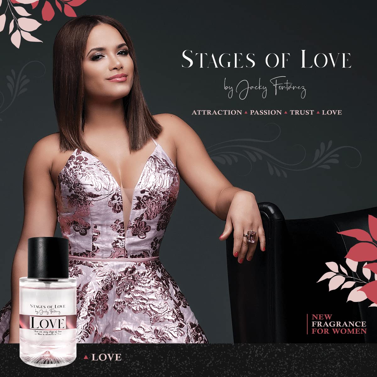 Stages of Love by Jacky Fontanez - Love - FOR WOMEN- 1.70 Fl onz.
