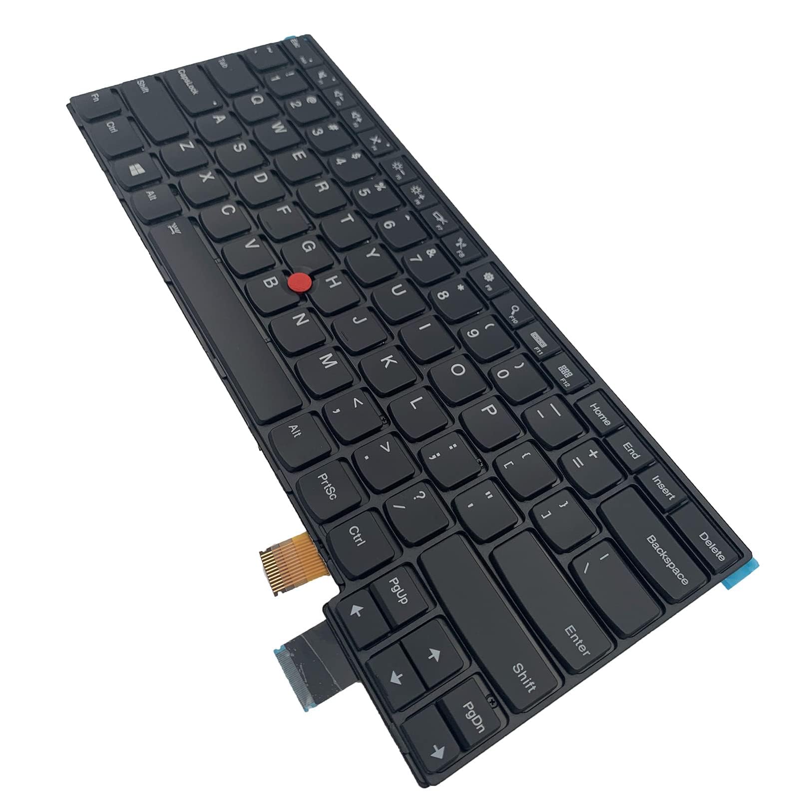 LXDDP Laptop Replacement US Layout Backlit Keyboard for Lenovo ThinkPad T460s T470s (Not Fit T460 T460p T470 T470p) 00PA452 00PA482 SN20H42364, Black