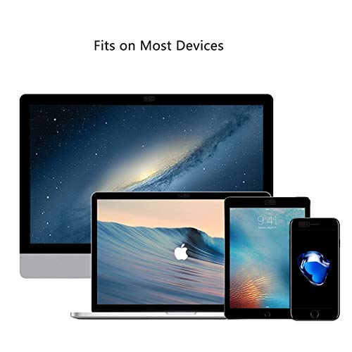3PCS Ultra Thin Plastic Security Webcam Cover Shutter Slider Camera Sticker for MacBook Lenovo IPad Desktops with Strong Adhensive, Protecting Privacy and Securtiy