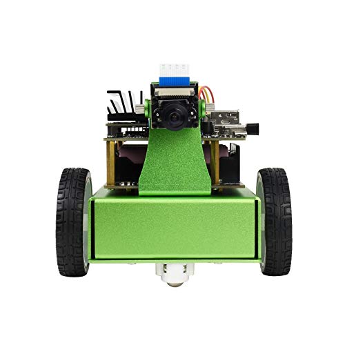 Coolwell Waveshare JetBot 2GB AI Kit AI Based Smart by Jetson Nano 2GB Developer Kit(not Include) Accessory Pack Comes with ROS Nodes Code