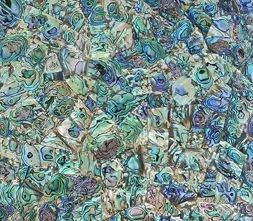 48 x 48 Inches Restaurant Table Top Overlaid with Abalone Shell Square Shape Marble Dining Table from Indian Art and Crafts
