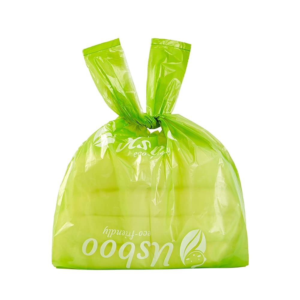 Disposable Diaper Sacks,200 count Baby Disposable Diaper Bags with Easy-Tie Handles,Oxo-Biodegradable Waste Bags,Diaper Disposal or Pet Waste Bags, Unscented