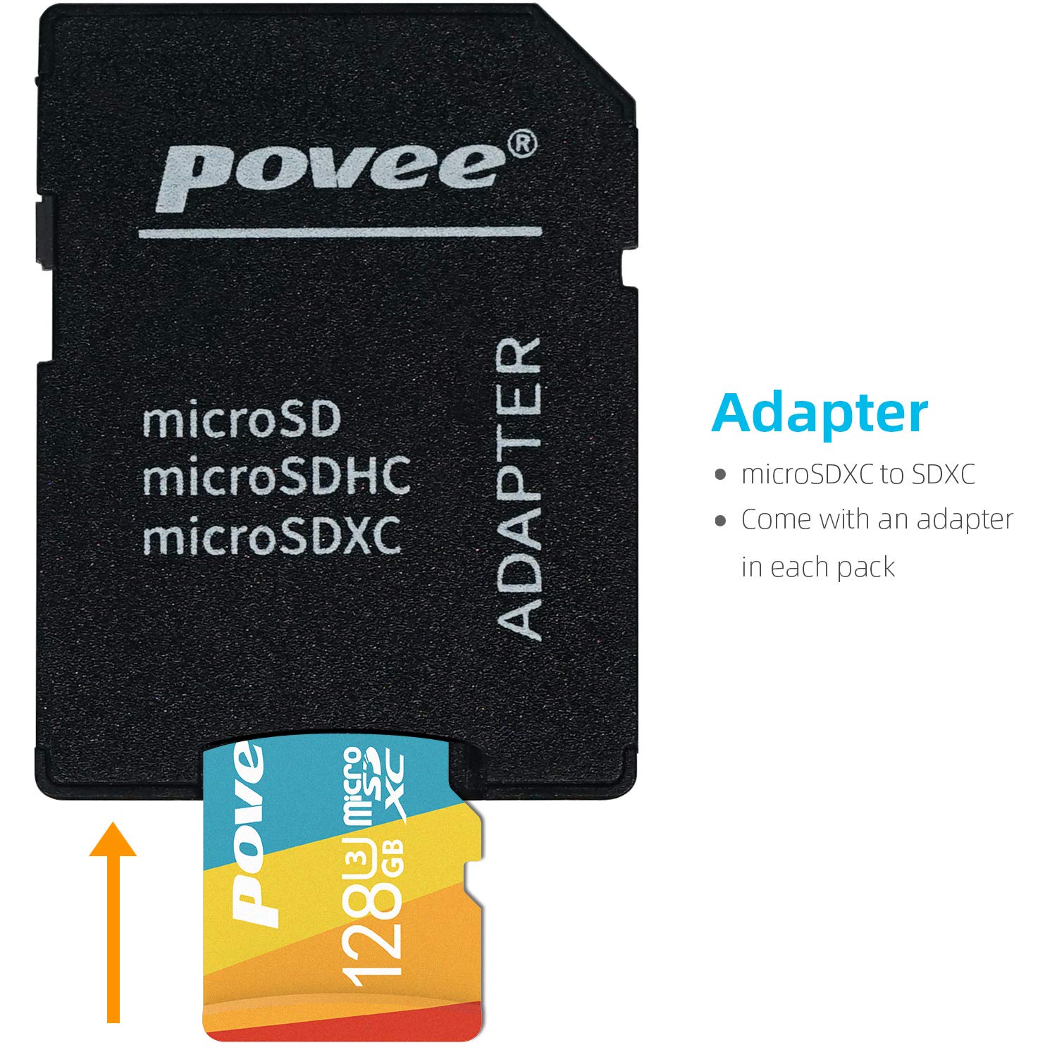 128GB Micro SD Card,Memory Card for Nintendo Switch and Surveillance Camera,MicroSD Card for Smartphone Nintendo Galaxy Fire and Gopro