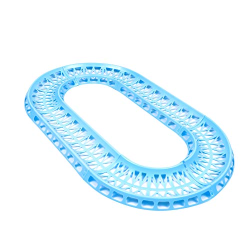 POPETPOP 6 PCS/Set Blue Hamster Track Toy Hamster Exercise Track Toy Rolling Ball Track for Hamster Small Animal Runway Toy Hamster Interactive Roller Ball Track Toy