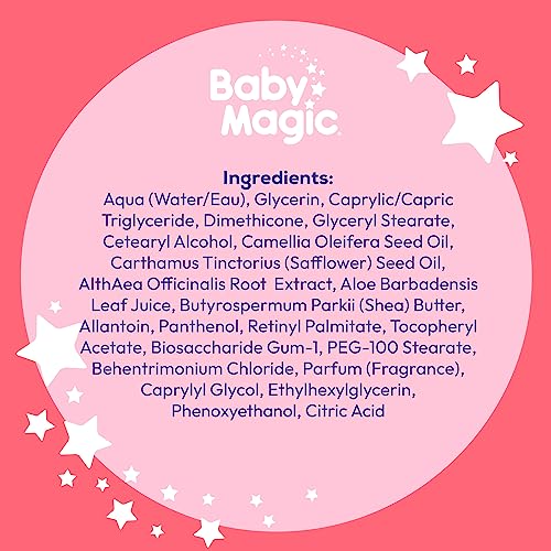 Baby Magic Gentle Baby Lotion, Vitamins & Aloe, Free of Parabens, Phthalates, Sulfates and Dyes, Camellia Oil & Marshmallow Root Original Scent, 16.5 Fl Oz