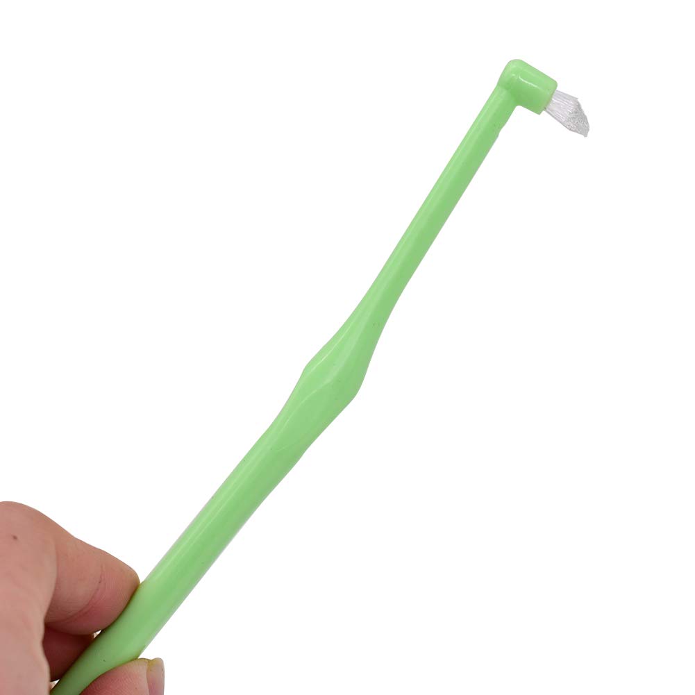 Angzhili 9 Pieces Interspace Toothbrush,End Tuft Orthodontic Toothbrush Tapered Orthodontic Brush for Hard to Reach Areas,Gap Toothbrush for Orthodontic Braces Bridges and Implants