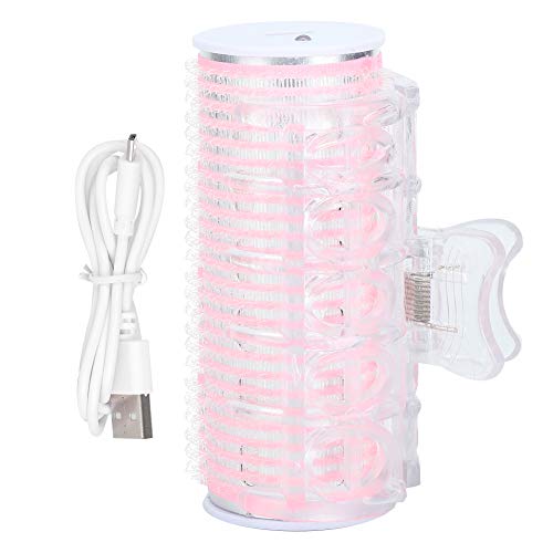 USB Instant Heat Ceramic Hot Hair Rollers, Portable Hair Curlers Bangs Curling Hair Styling Tool Mini Electric Hair Curler DIY Hairdressing Tool