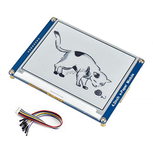 XYGStudy for Raspberry Pi/Jetson Nano/STM32 4.2 inch e-Paper E-Ink Display Module 400x300 Screen Interface SPI Compatible with 3.3V/5V MCU