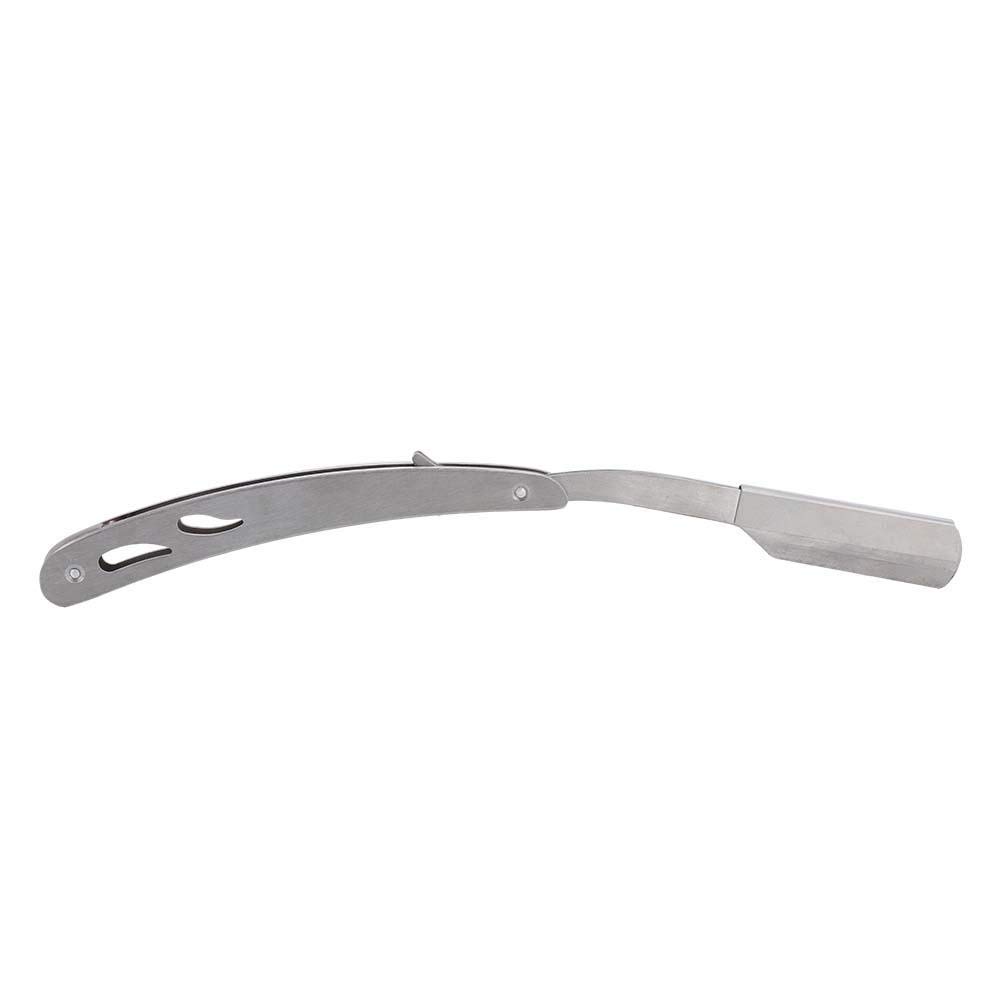 Barber Straight Razor, Stainless Steel 74 Manual Shaving Blade Holder Barber Folding Shaving Knife Rack(#1)