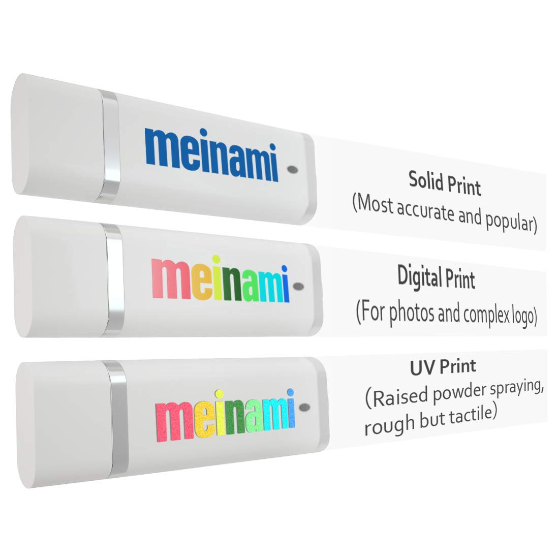 25PCS 16GB Custom USB Flash Drive Personalized Thumb Drive Logo Printed USB,25 Pack