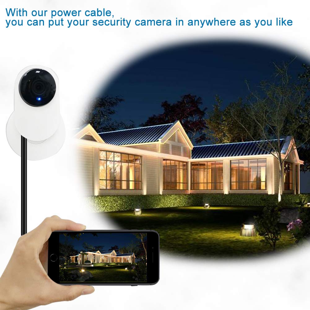 SIOCEN 10FT USB Power Extension Cable for WyzeCam Pan,WyzeCam,Echo Dot Kasa Cam,Yi Camera,YI Dome Home,Oculus Go,Furbo Dog,Nest Cam,Blink,Cloud Camera,Netvue,Security Camera Charging Cord