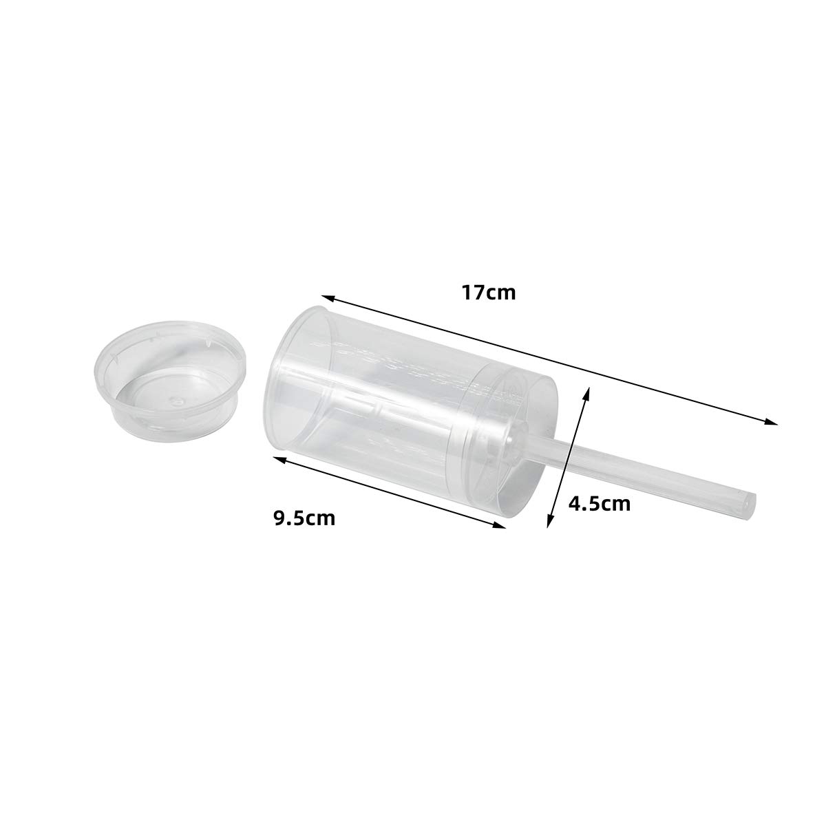 20 Hole Push Pop Cake Stand and 24 Clear Push-Up Cake Pop Shooter (Plastic-Clear)