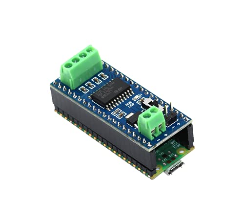 sb components Raspberry Pi Pico Board with Pico Motor Driver HAT Connects 2 DC and 1 Stepper Motor DC Motor Control Module for Raspberry Pi Pico, Raspberry Pi Pico Kit