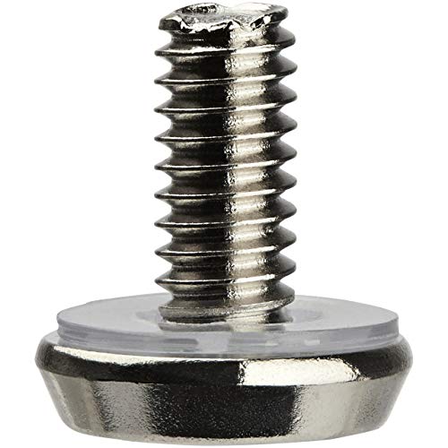 StarTech.com 12-24 Server Rack Screws - 50 Pack - Mounting Screws for Rack and Server Cabinets - Nickel-Plated, TAA (CABSCRWS1224)