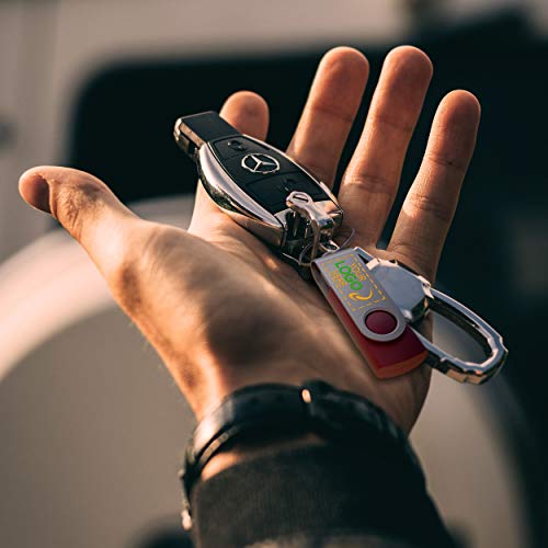 Custom USB Flash Drives Personalized 30+ Color Combos and Logo on 2-Sides - Assembled in USA - Grade A Memory - Silver Body/Silver Swivel - 2GB [Pack of 50]