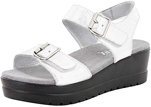 Alegria Women's Morgyn Sandal Silver Mirror 41