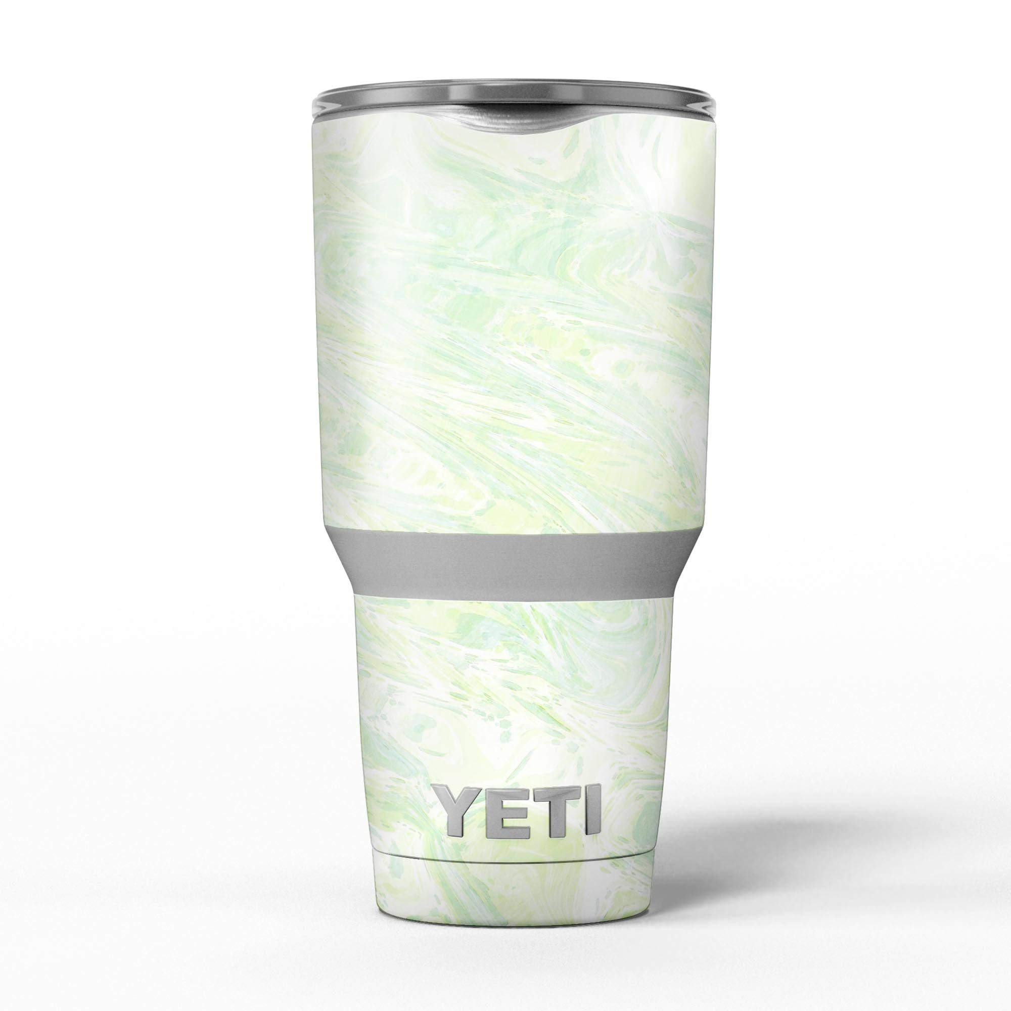 Design Skinz Slate Marble Surface V29 - Skin Decal Vinyl Wrap Kit Compatible with The Yeti Rambler Cooler Tumbler Cups