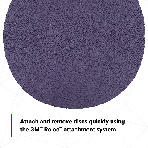 3M Cubitron II Roloc Fibre Disc, 786C, 33389, 3 in, 36+ Grit, 15 Pack, High Performance, Fast Cutting, Long Lasting