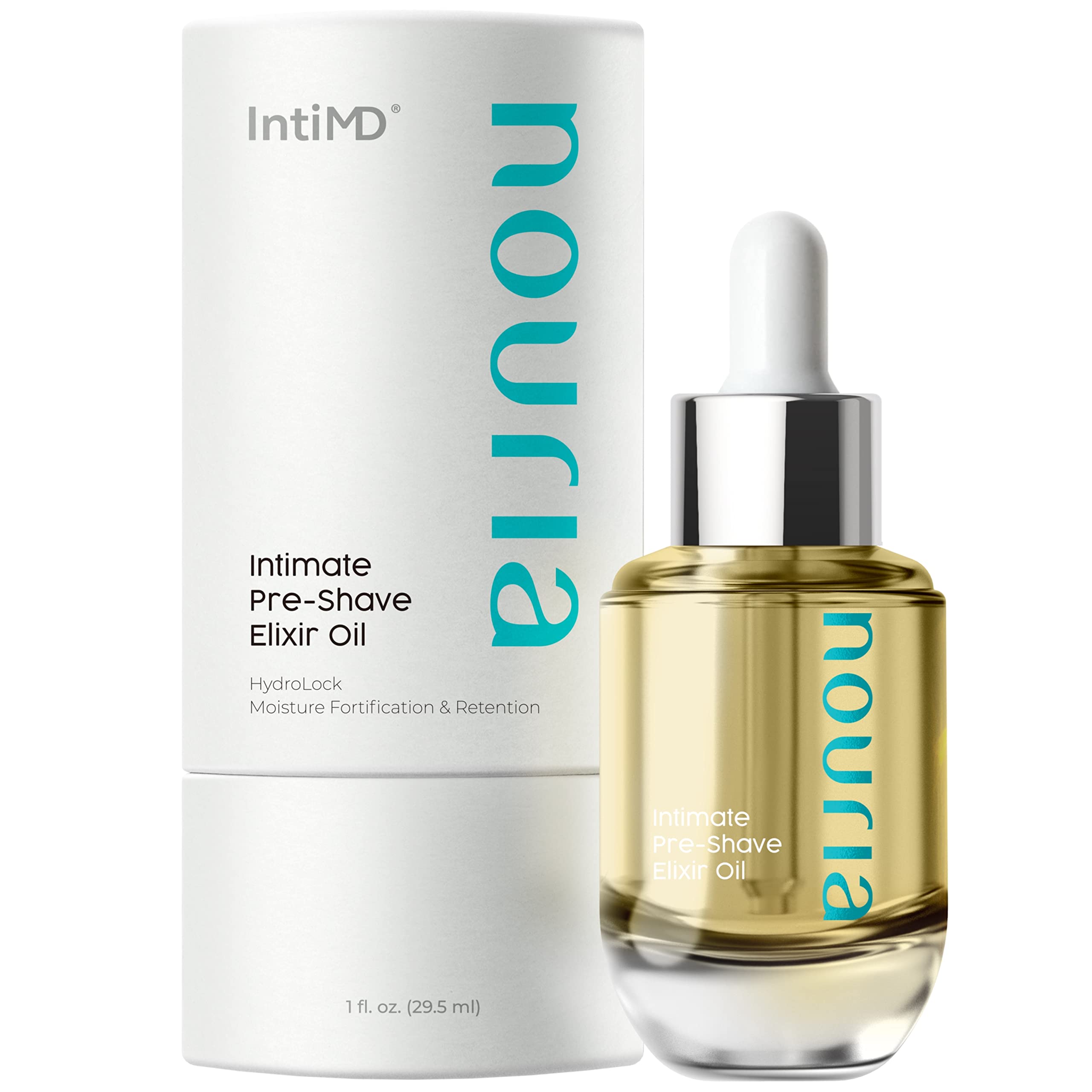 IntiMD Coochy Plus Intimate After Shave Protection Mist + Pre-Shave Elixir Moisturizer Oil Kit - HydroLock & Moisturizing Plus Continuous Hydration Reliefs Razor Burn Bump Ingrown Hair
