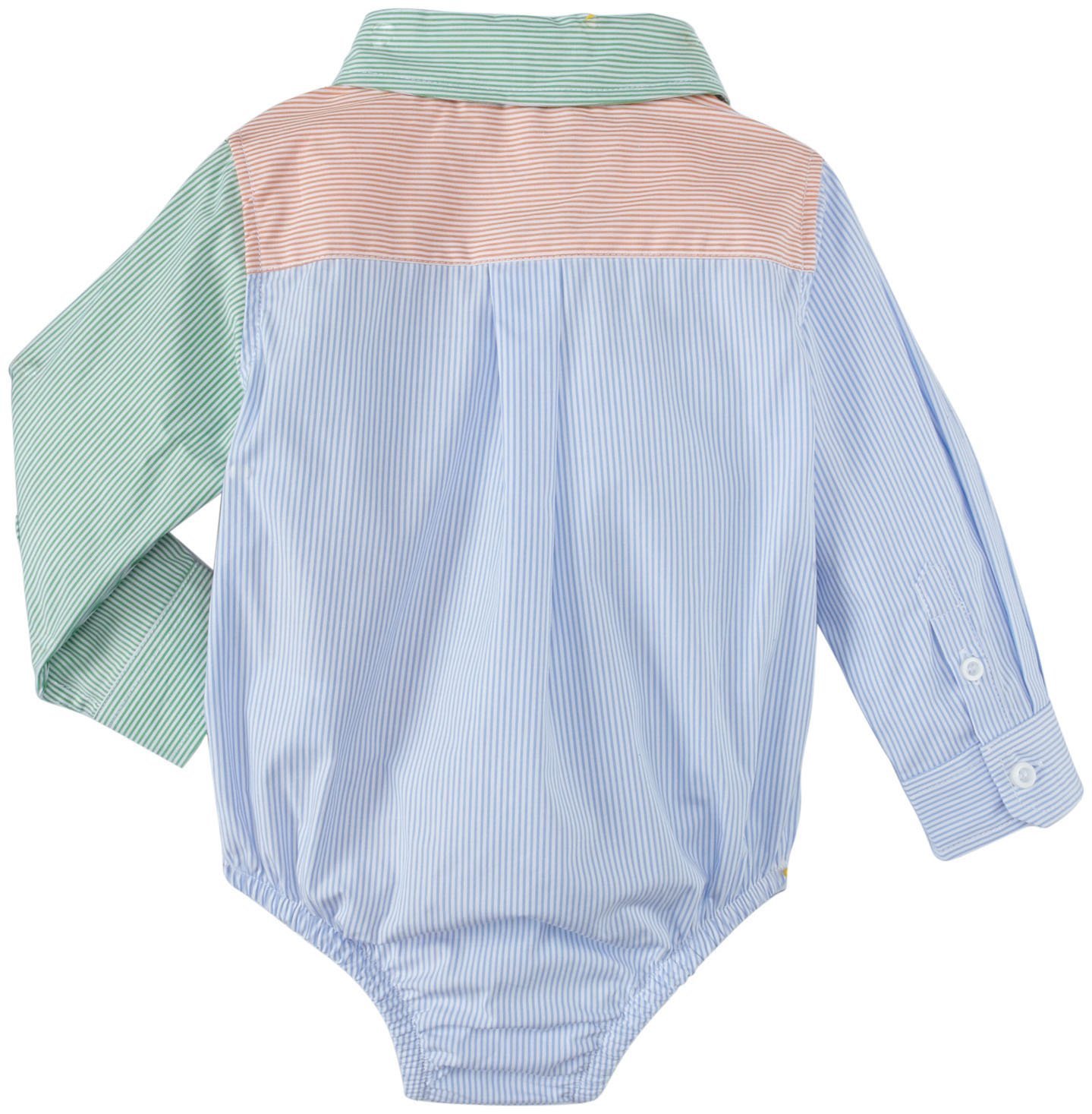 Andy & Evan Newfangled Bengal Shirtzie (Baby) - Multi-Color-6-12 Months Blue