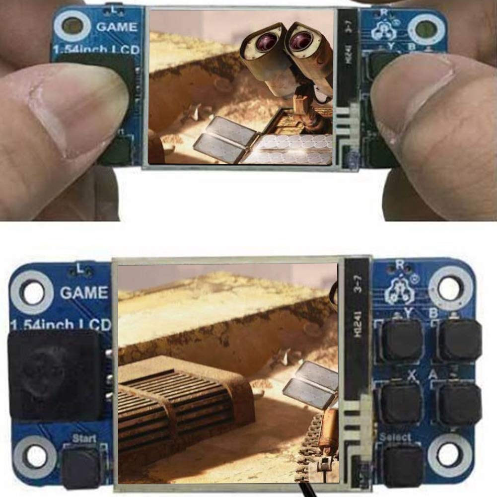 for Raspberry Pi, Mini Game Console 1.54in LCD Display for 2B/3B&/Zero W