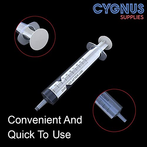 CYGNUS SUPPLIES 4 Pack - 10ml Syringes Without Needle for Measuring, Lip Gloss, Liquid refilling, Dispensing, DIY Crafts, DIY Lip Gloss Accessories, Feeding Pets, Food, Scientific Labs