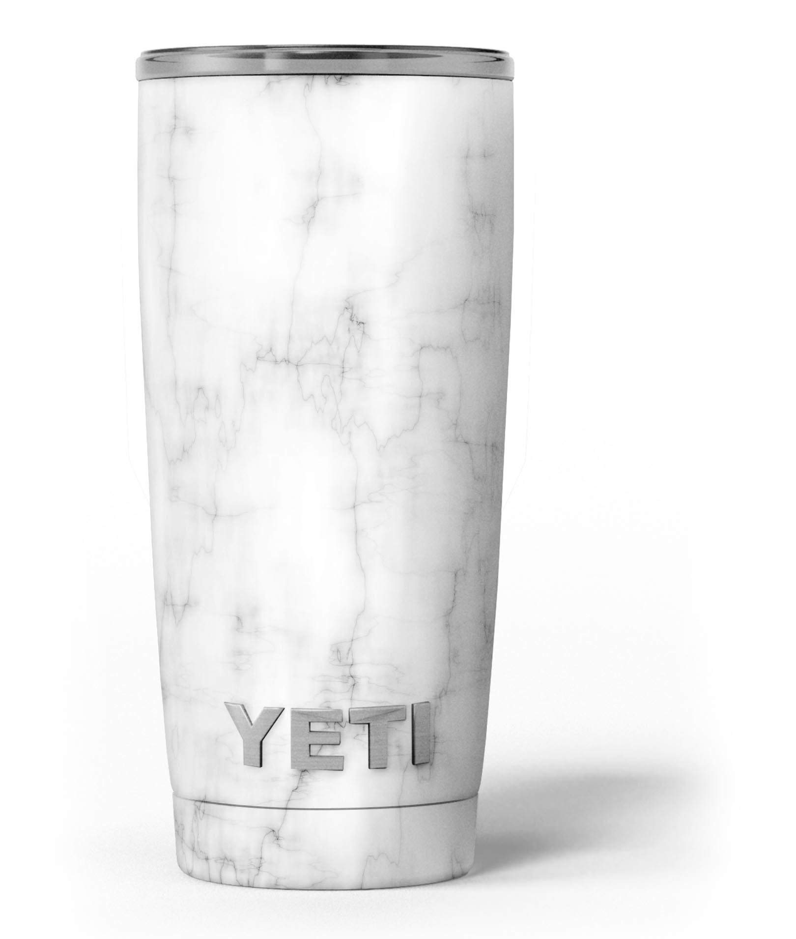 Design Skinz Slate Marble Surface V57 - Skin Decal Vinyl Wrap Kit Compatible with The Yeti Rambler Cooler Tumbler Cups