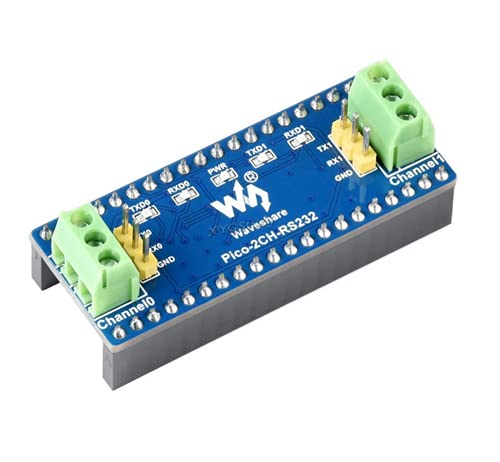 XYGStudy 2-Channel RS232 Module for Raspberry Pi Pico, SP3232EEN Transceiver, UART to RS232