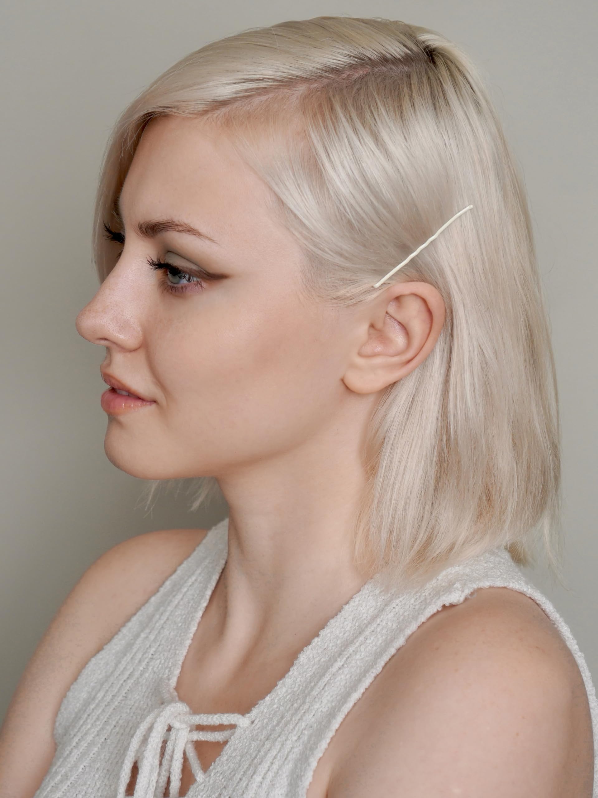 Heliums Large Bobby Pins - Light Ash Blonde - 2.5 Inch Extra Long Wavy Hair Pins - 24 Pack