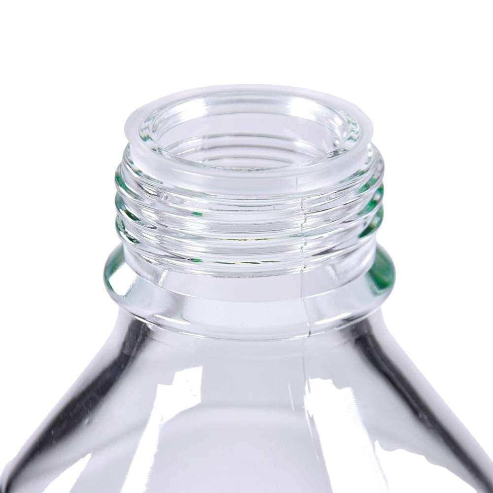 ISOLAB USA β Round Media Storage Bottle, 500ml, with GL 45 Screw Cap, Borosilicate 3.3 Glass, Pack of 2