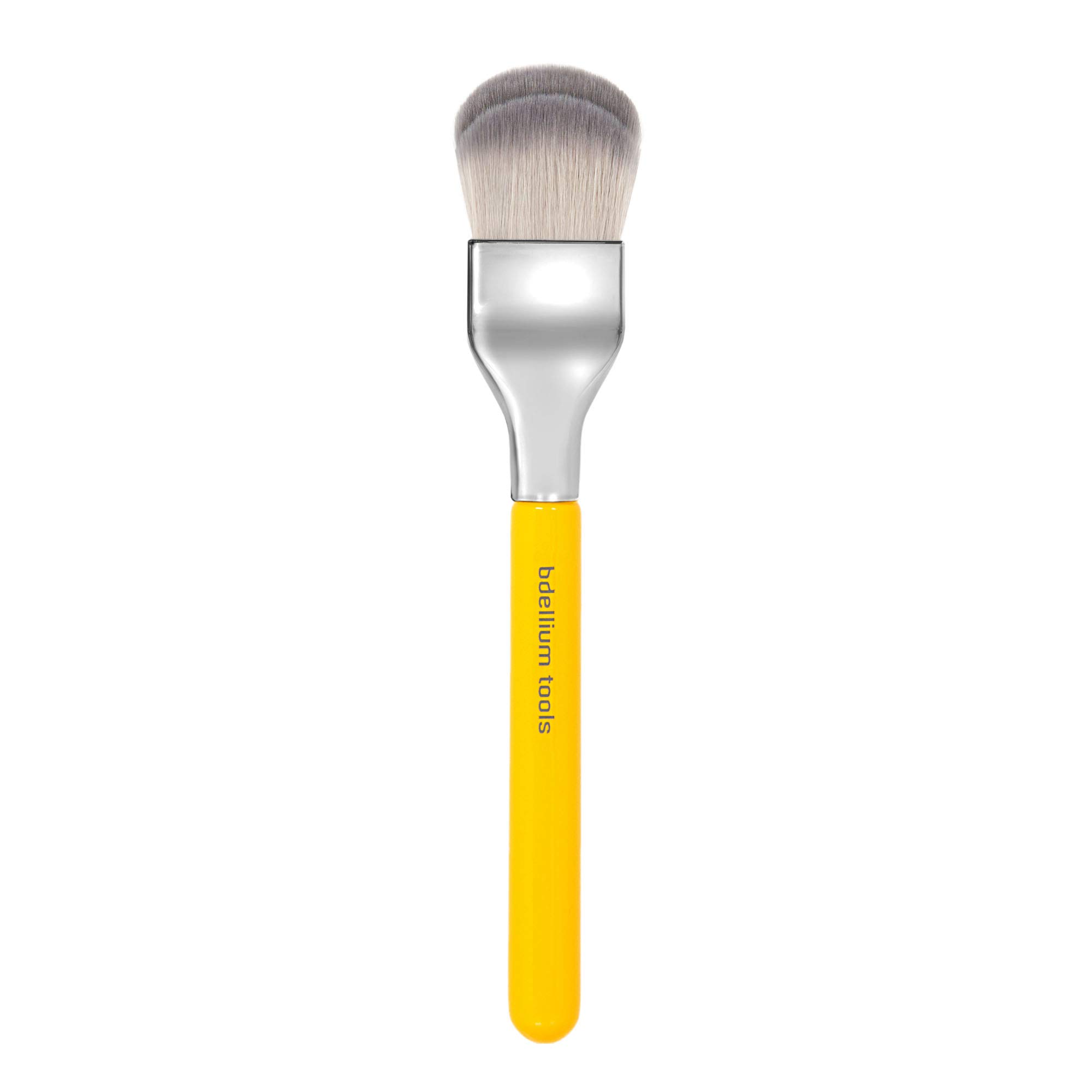 Bdellium Tools Professional Makeup Brush - Studio Series 952 Small Rounded Double Dome Blender - With Soft Synthetic Fibers, For Application & Blending (Yellow, 1pc)