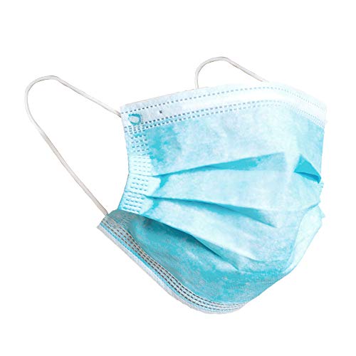 Dre 3 Ply Disposable Face Masks, 20 Count - Made in the USA - Medical Grade