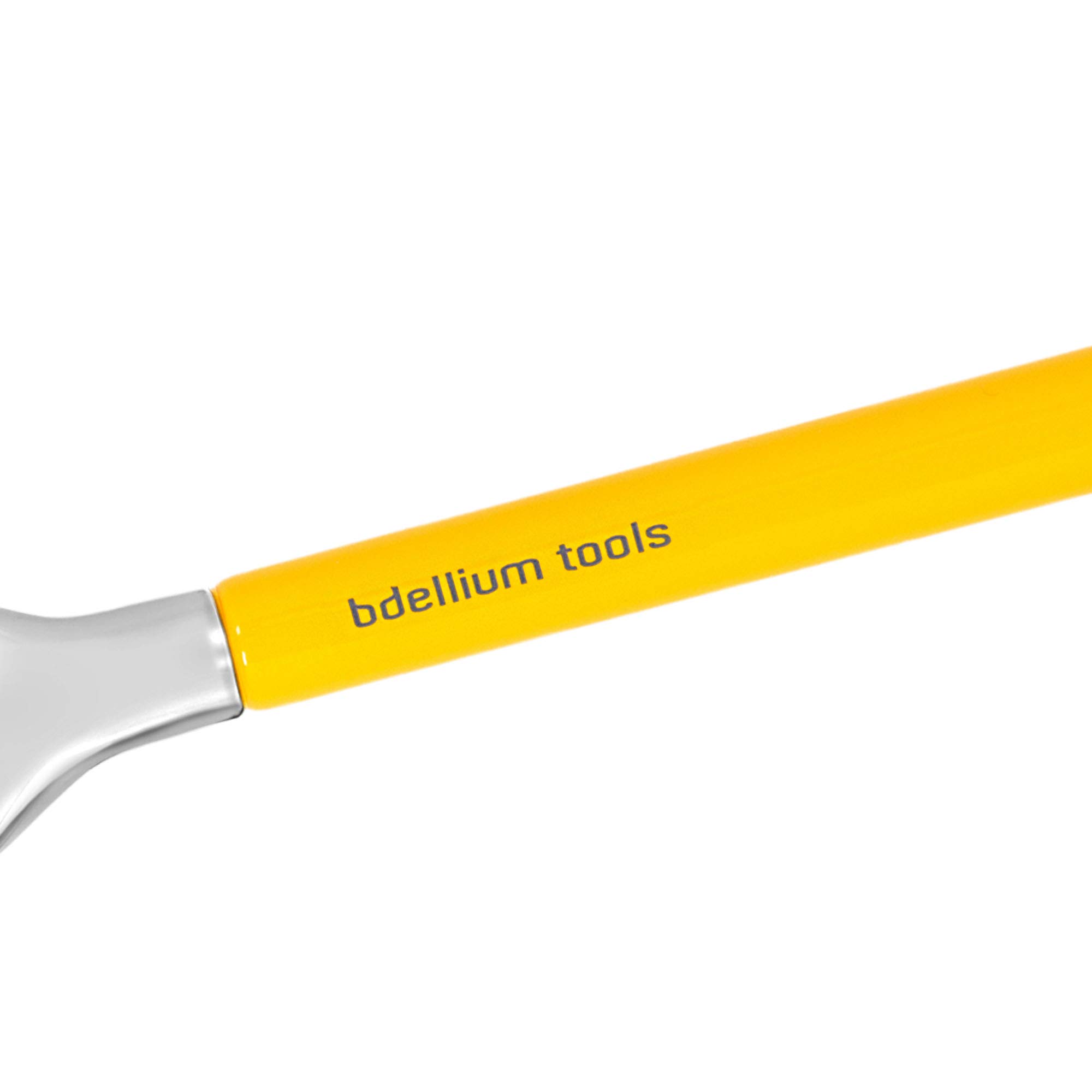 Bdellium Tools Professional Makeup Brush - Studio Series 952 Small Rounded Double Dome Blender - With Soft Synthetic Fibers, For Application & Blending (Yellow, 1pc)