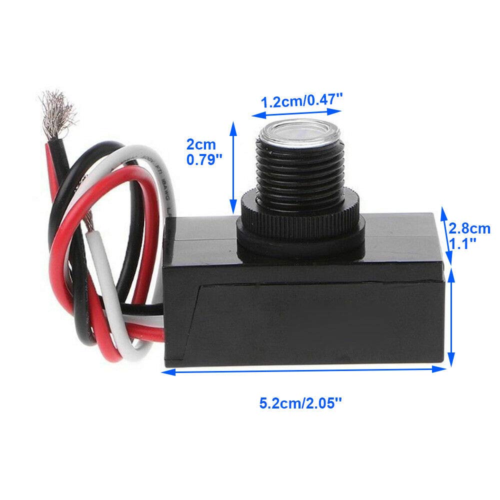 Gump's grocery Outdoor Electric Resistor Photocell Light Control Sensor Button Switch JL103A