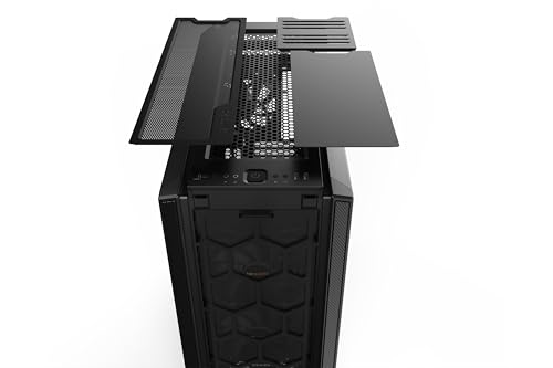 be quiet! Silent Base 802 Window ATX Midi Tower PC Case| 3 Pre-Installed Pure Wings 2 Fans | Sound Insulated | Tempered Glass Window | Black | BGW39