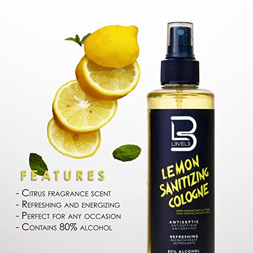L3VEL3 Lemon Sanitizing Cologne Cologne Men 8.45 oz