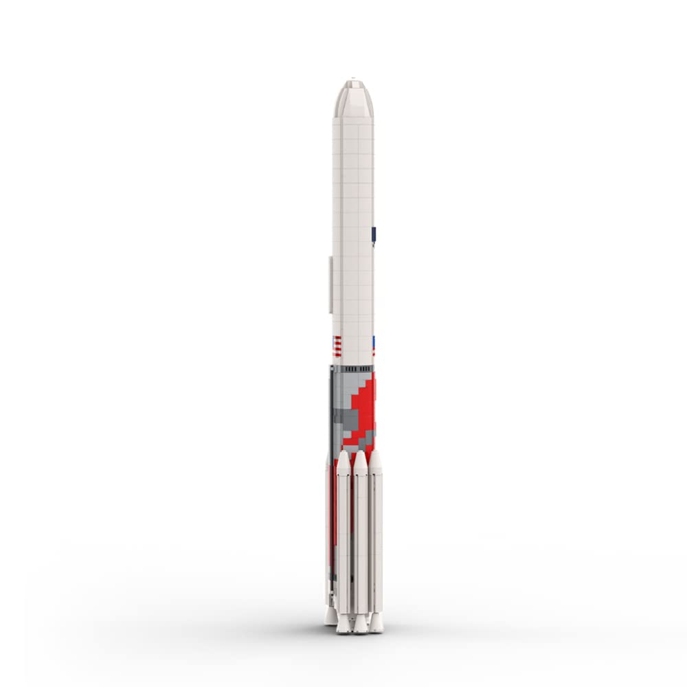 1355 Pieces Centauruss Rocket Building Blocks, Vulcam Space Launch System Rocket Vehicle Outer Space Model, 2023 Space Travel STEM Science Building Kit, Easter Children's Day Gift for Boys Girls Kids