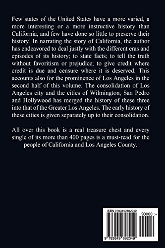 A History of California and an Extended History of Los Angeles